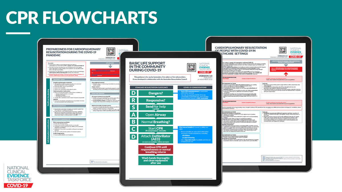 CPR flowcharts updated - Australian Living Evidence Collaboration